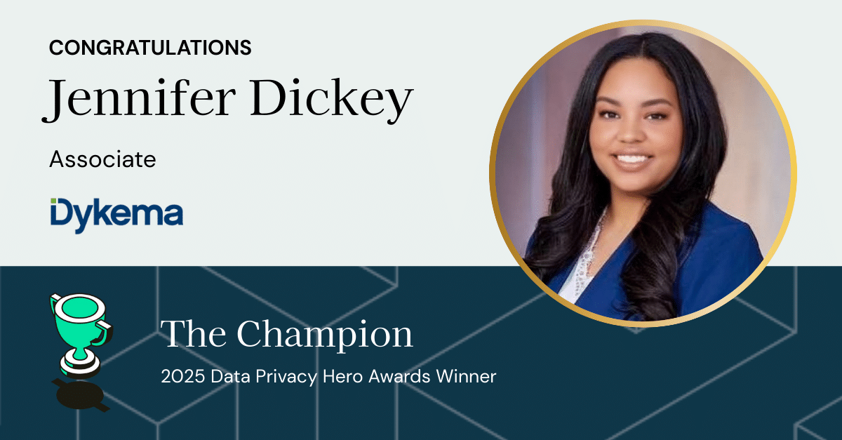 Jennifer Dickey Earns DataGrail’s 2025 Data Privacy Hero “The Champion ...