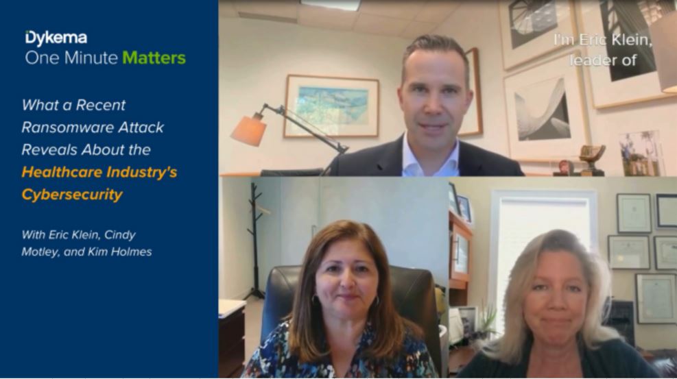 One Minute Matters [Video]: What a Recent Ransomware Attack Reveals ...